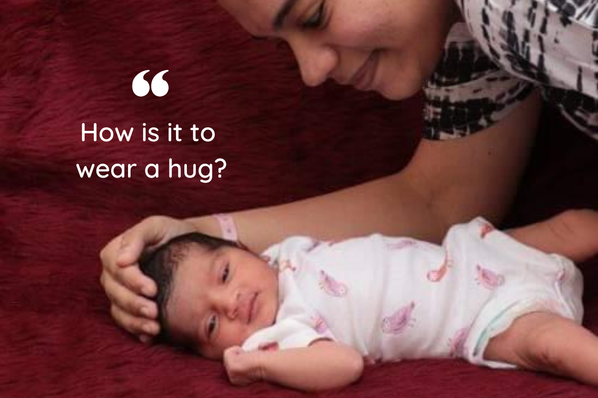 How is it to wear a hug? – Soul Baby Carriers